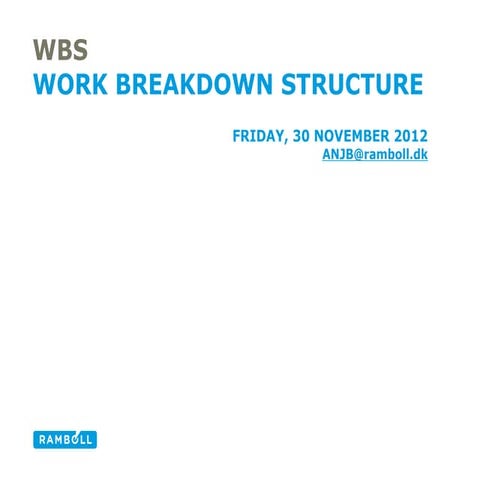 Wbs presentation | PDF