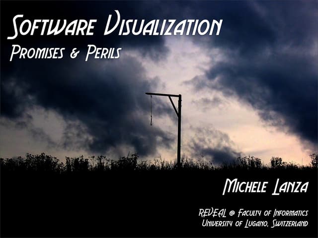 Software Visualization - Promises & Perils | PPT Software Visualization - Promises & Perils | PPT