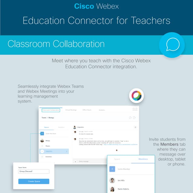 Cisco Webex Education Connector for Teachers | PDF