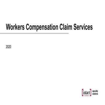 Workers Compensation Claims Services | PPTX
