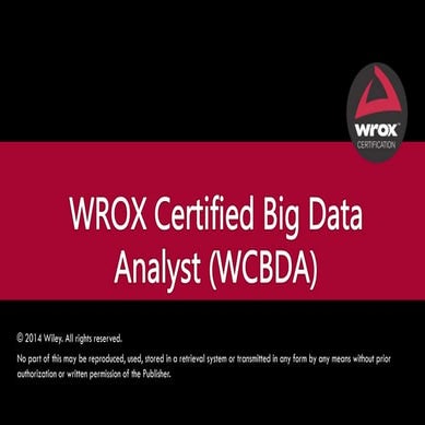 Wrox Big Data Analyst | PPT