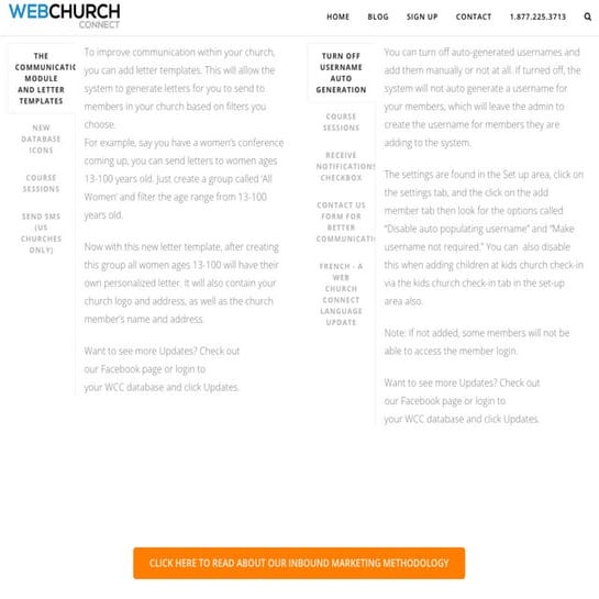 Web Church Connect Web Design Contact Form | PDF