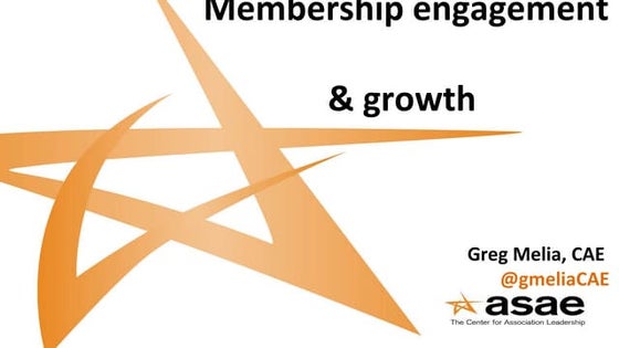 Membership engagement | PPT