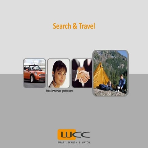 WCC presentation - Search in Travel | PPTX | Social Networking | Internet