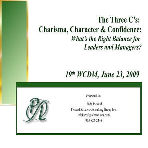 WCDM Presentation June 23 2009 | PPT