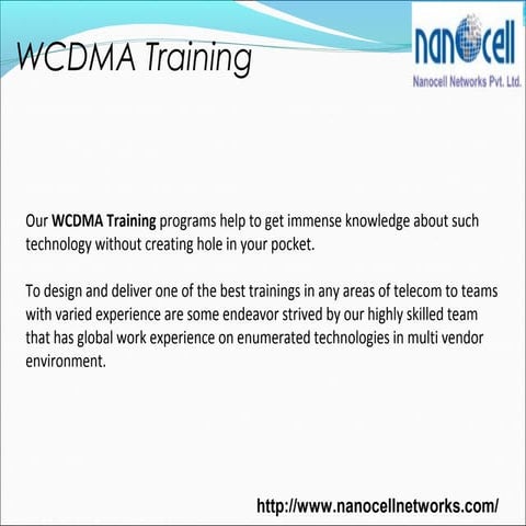 WCDMA Training | PPT