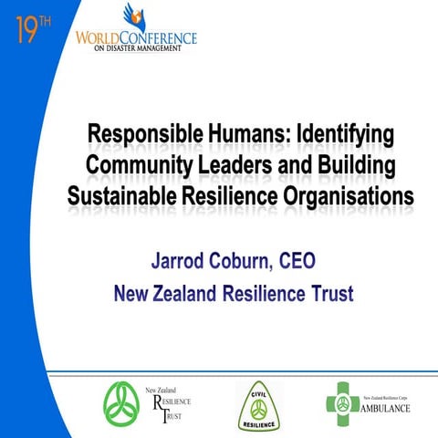 Responsible Humans: Identifying Community Leadership | PPT