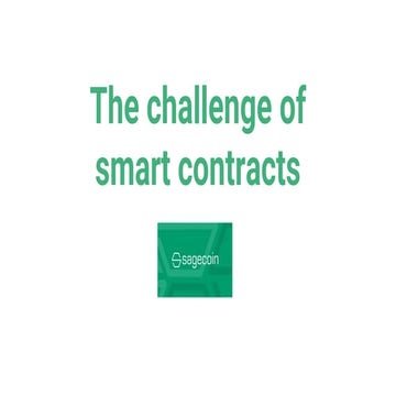 The Challenges of Smart Contracts | PDF