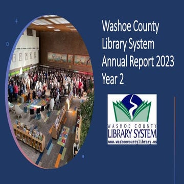 Washoe County Library System 2023 Annual Report Presentation | PPT
