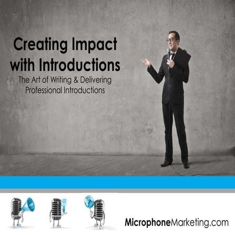 Creating Impact with Introductions | PPT