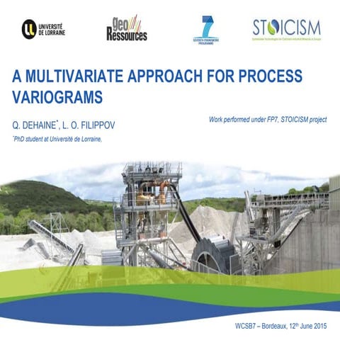 A multivariate approach for process variograms | PPT