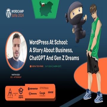 WordPress At School: A Story About Business, ChatGPT and Gen Z Dreams | PPT