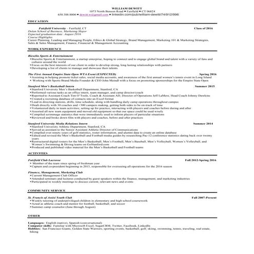 Wd resume 2~17~16 | PDF
