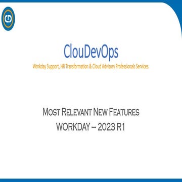 Workday Recruiting - New Features R1/2023 | PDF