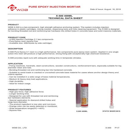 X-500 400ML | PDF
