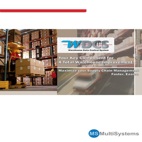 WDCS Warehouse Management System | PDF