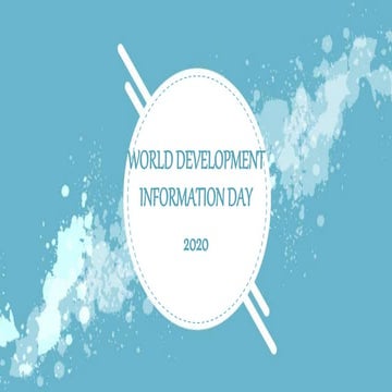 World Development Information Day | PPTX