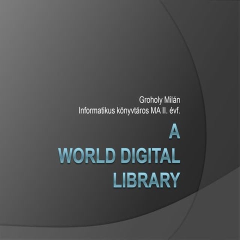 World Digital Library | PPT