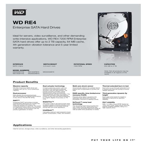 Wd spec re4 | PDF