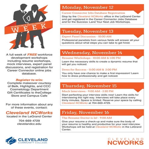Workforce Development Week | PDF