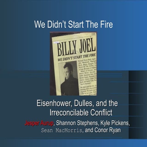 UNIT 8-EISENHOWER AND HIS FOREIGN POLICY | PPTX