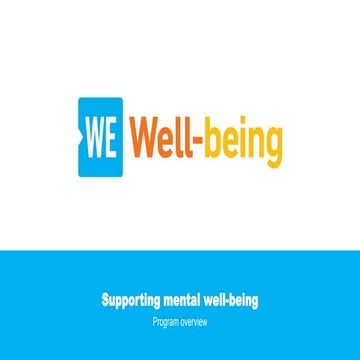 WE Well-being | PPTX