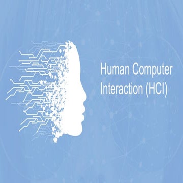 Comprehensive Overview of Human-Computer Interaction (HCI) Principles and Applications | PDF