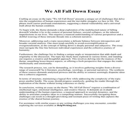 We All Fall Down Essay.pdf