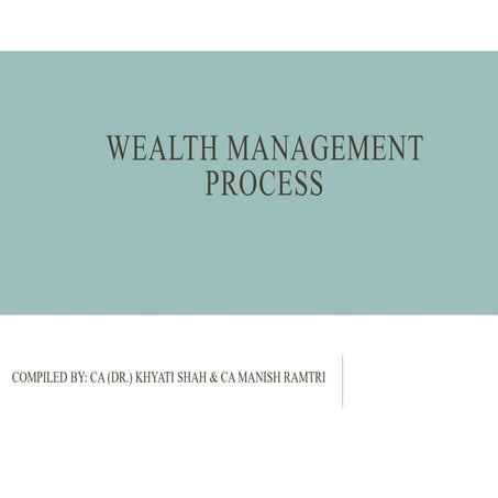 Wealth Mgmt Process.pdf dnnnsnfnenfnnenfn | PDF