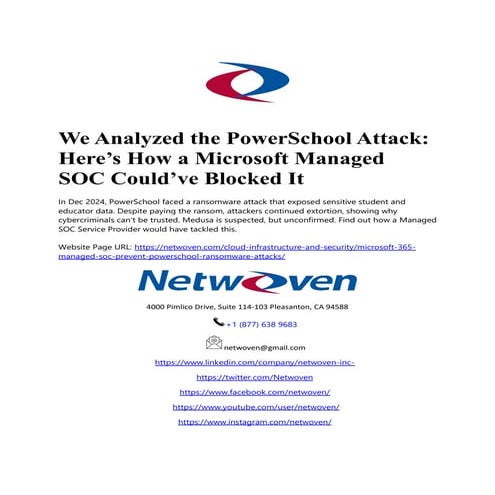 We Analyzed the PowerSchool Attack Here’s How a Microsoft Managed SOC ...