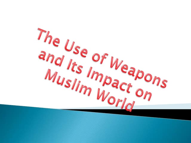 development of weapons | PPTX