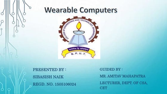 Wearable computer | PPT