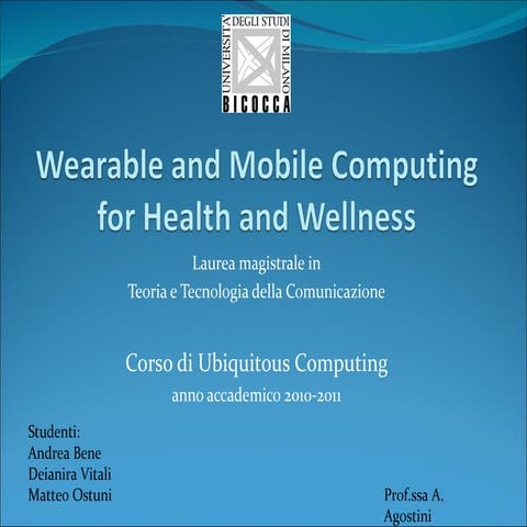 Wearable computing | PPT