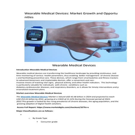 Wearable Medical Devicestransforming the | PDF