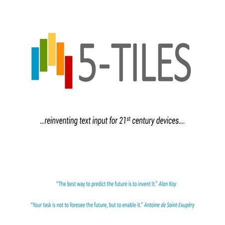 Reinventing Text Entry for 21st Century Devices | PDF | Business ...