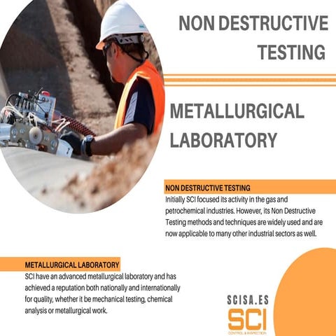 Non Destructive Testing - Metallurgical Laboratory | PDF