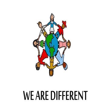 We are different and friendship | PPTX