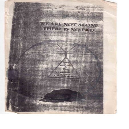 We Are Not Alone There Is No End | PDF