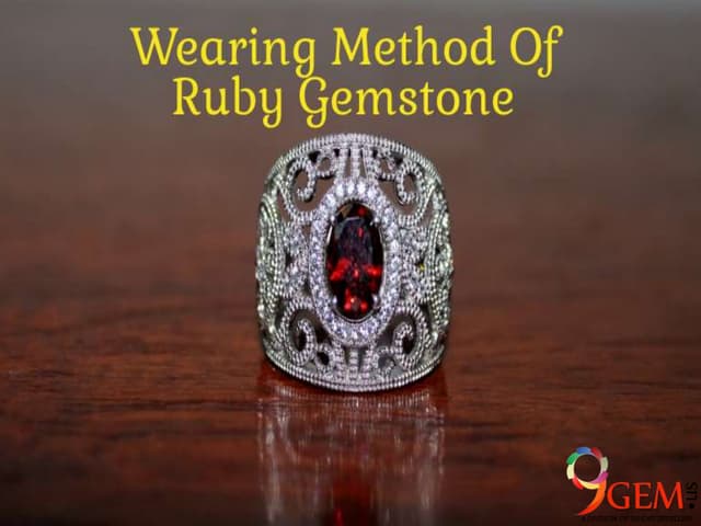 Rituals Of Wearing Ruby Gemstone | PDF