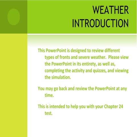 Weather | PPT