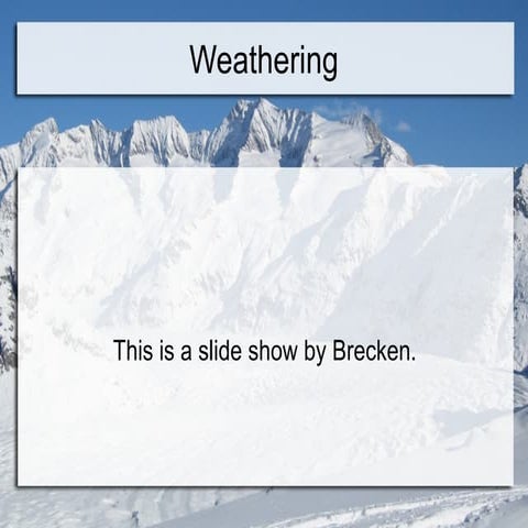 Weather | ODP | Geology | Science