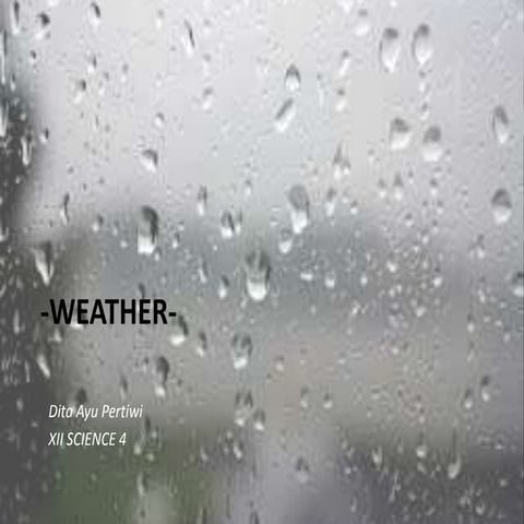 Weather | PPT