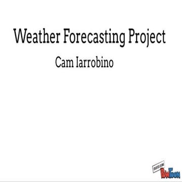 Weather Project | PPT