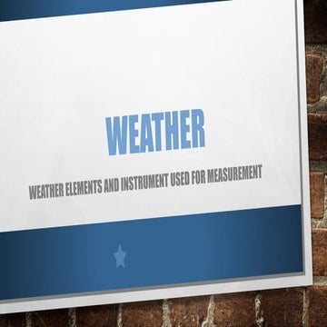 Weather | PPT