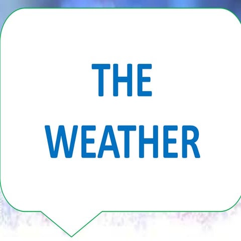 What is Weather and what are its parameters.pptx