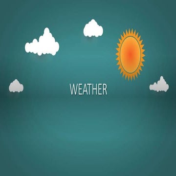 Talking About Weather (Vocabulary for Kids).pptx