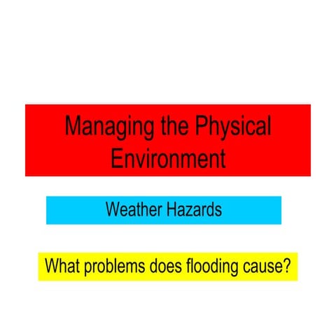 Weather Hazards 2 | PPT