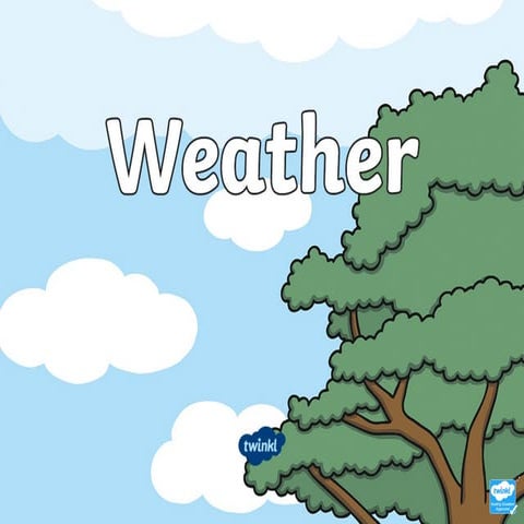 Talking about the Weather for Preschoolers | PPTX