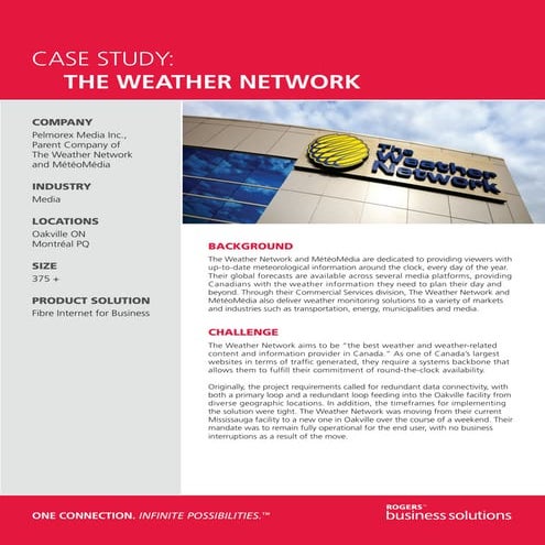 Case Study: The Weather Network | PDF