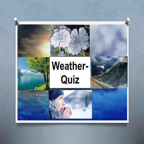 Weather quiz | PPTX
